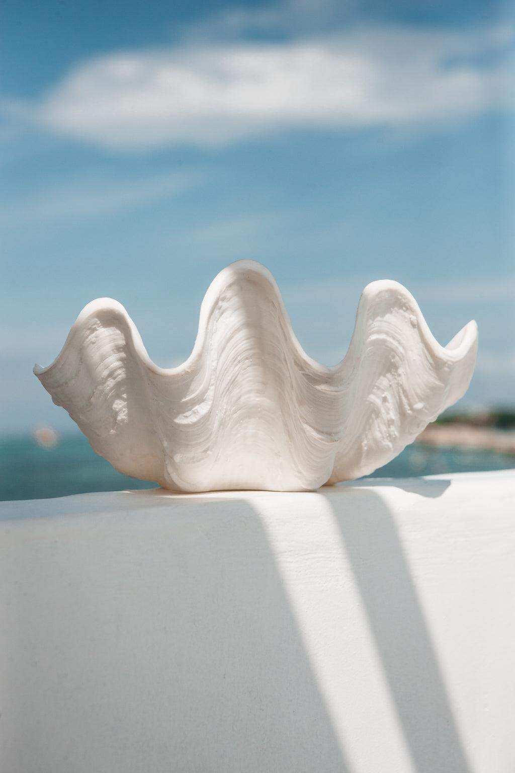 Bohemian holy water shell in resin – Ki Decoration